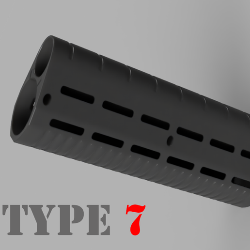 🔧 AEA Handguard M-Lok Floating Barrel・ STL File for 3D printing・Cults