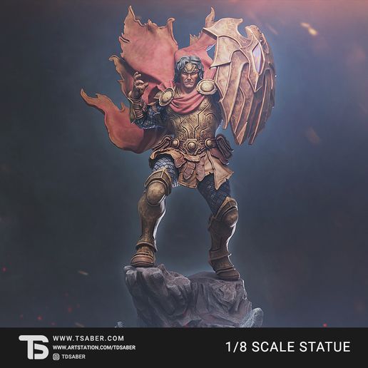 Archivo 3D Paladin Statue DnD 👤 ・Diseño imprimible en 3D para descargar ...