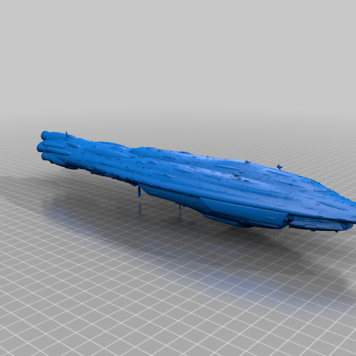 ⭐ Repaired Raddus MC85 Star Cruiser・Free 3D File for ・Cults