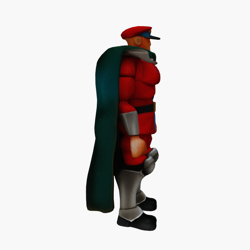 🦬 Street Fighter M. Bison・ STL File for 3D printing・Cults