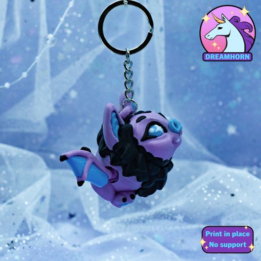 🦇 Clicky Bat FOR FREE fidget clicker toy antistress keychain・Free 3D ...