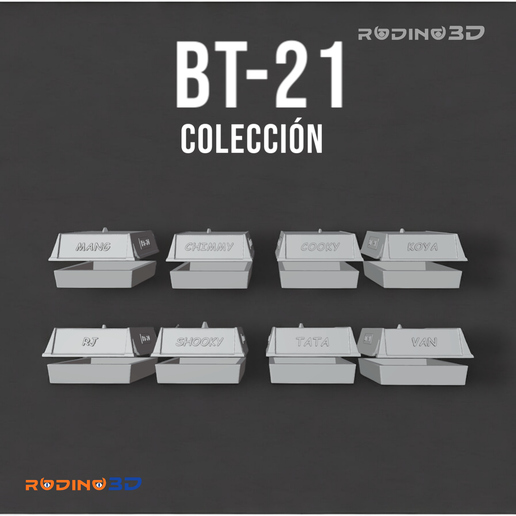 Archivo STL SHOOKY BT21 BTS FIGURAS - SHOOKY BT21 BTS FIGURES 🦸 ・Plan ...