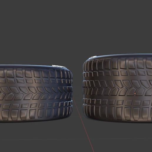 🛞 TMB Style wheel - Front and rear with tires for diecast and RC・ STL ...