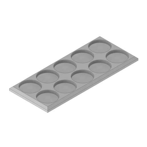 ⚔ 28mm base tray collection・Free 3D File for ・Cults