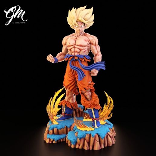 👾 Goku namek diorama・ STL File for 3D printing・Cults