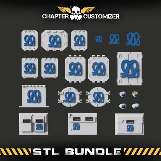 3D file 28mm Army Iron Snakes Space Warrior Chapter Bundle 🛰 ・3D ...