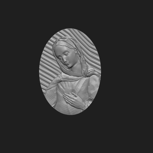 STL file mary (flame of love) 🔥 (OBJ)・Template to download and 3D print ...