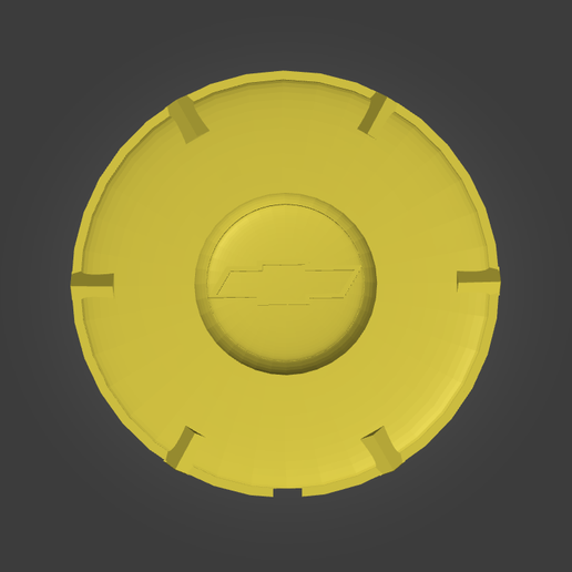 🧢 Chevy rim cap・ STL File for 3D printing・Cults