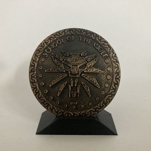 🏫 School of the Wolf - The Witcher coin collection・ STL File for 3D ...