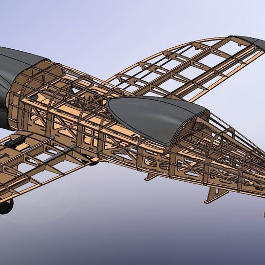 🚁 Sharp Nemesis NXT 82" (2093mm) - DXF Plans and CAD FILES・ 3D File for ...