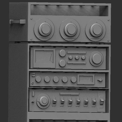 🔙 Back to the future Guitar Amplifier 1/6 scale・ STL File for 3D ...