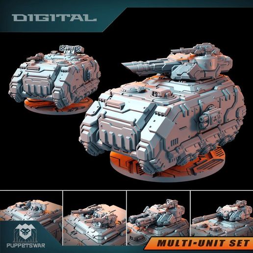 🪖 Husky Grav Tank - APC・ 3D File for 3D printing・Cults