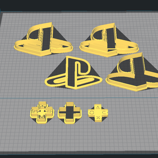 🎮 Playstation Set・ STL File for 3D printing・Cults