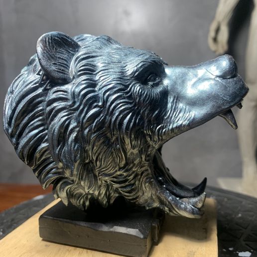 3D printing Bear Head • made with anycubic mono x・Cults