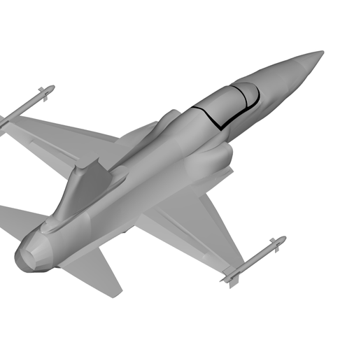 3D file Northrop F-20 Tigershark・Design to download and 3D print・Cults
