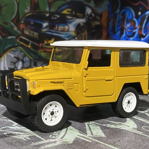 3D printed Toyota FJ40 Landcruiser Bull Bar (Bumper) for Scale Model ...