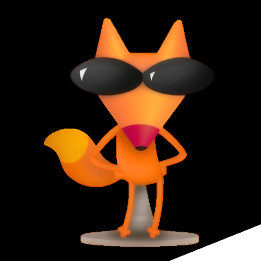 🦊 The Fox Courage the Cowardly Dog・ STL File for 3D printing・Cults
