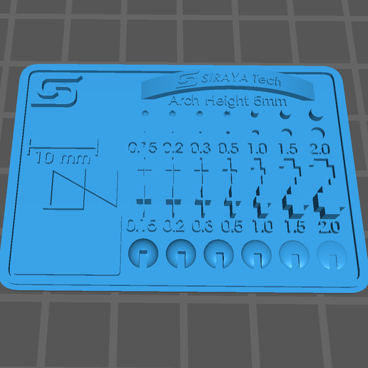 🔧 Siraya Tech Test Model V5 ** No Cube**・Archivo STL Gratis para ・Cults
