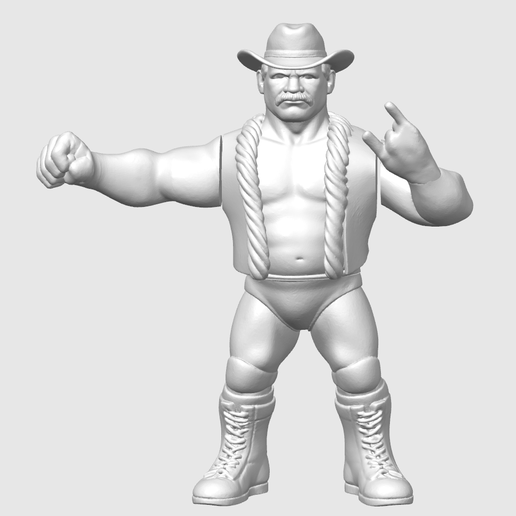 🤼 Stan Hansesn - WWF Hasbro Style・ STL File for 3D printing・Cults