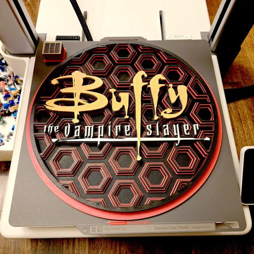 🧛 Buffy the Vampire Slayer Dimensional Mosaic・ 3MF File for 3D printing ...