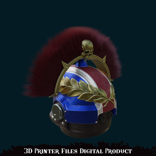 🛰 Space Marine Corvus Customizable Wearable Cosplay Titus Helmet・ 3D ...