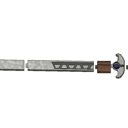 🗡️ Lexa Sword・Free STL File for ・Cults
