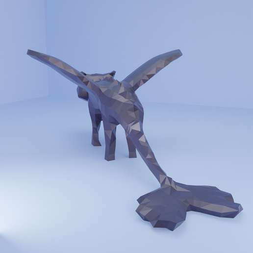 STL file Toothless low poly | how to train your dragon 🚆 (OBJ)・3D print ...