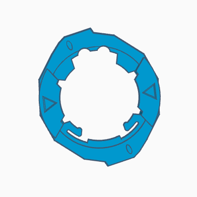 💍 BEYBLADE X | RATCHET RING COLLECTION・ STL File for 3D printing・Cults