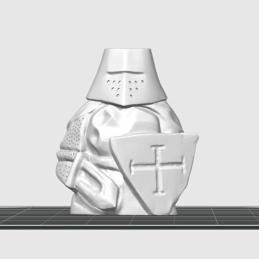 🥔 Armored Potato Knight – Funny Fantasy Figurine (3D Model)・Arquivo STL Grátis para Impressão 3D ...