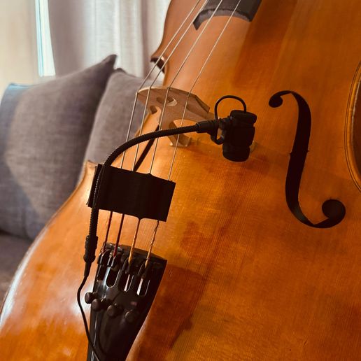 🎤 DPA Cello Microphone Holder・ 3MF File for 3D printing・Cults