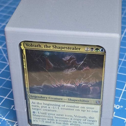 📦 Boîte MTG Commander avec fenêtre・Fichier STL pour Impression 3D・Cults