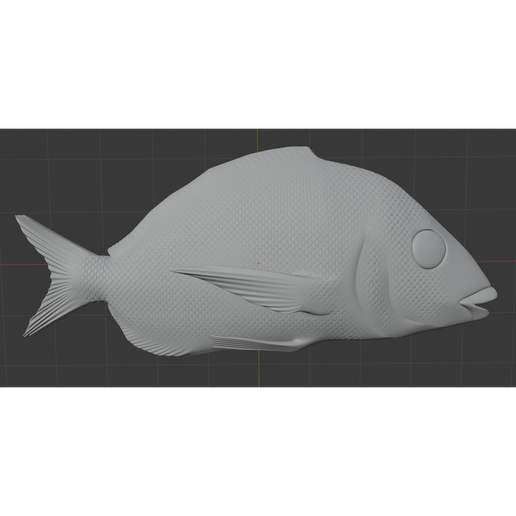 🐠 Banded Sea Bream Fish・ STL File for 3D printing・Cults