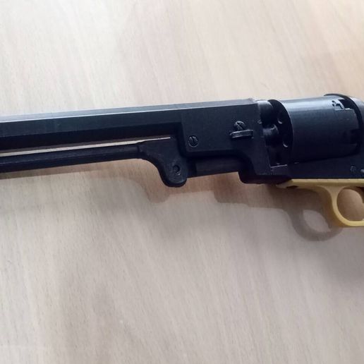 🧢 Colt Navy 1851 Revolver Cap Gun BB 6mm Fully Functional Scale 1:1 ...