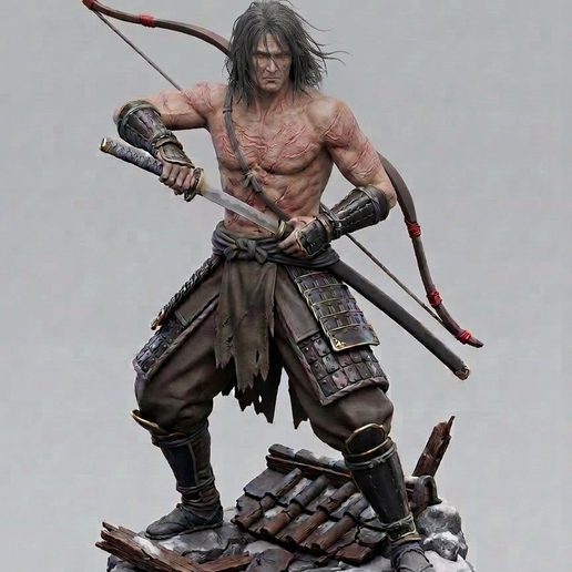 🎨 Genichiro Ashina | Sekiro Fan Art STL for 3D Printing・Free STL File ...
