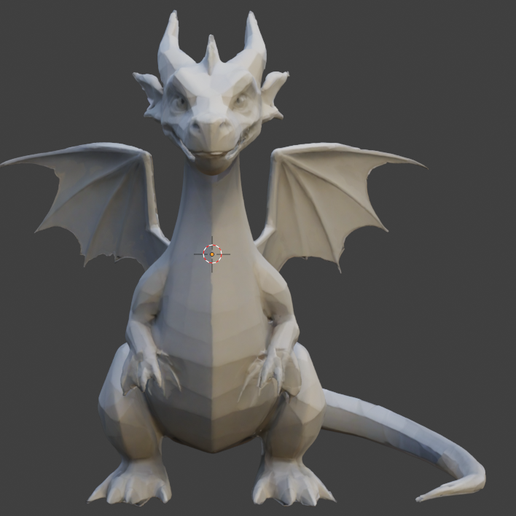 3MF file Low Poly Dragon Model - Stylized 3D Design for Printing 🐉 ...