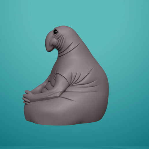 ⏳ Zhdun / Waiting Seal Man - Original Meme 3D Figure / Zhdun - Waiting ...