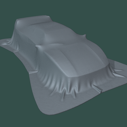 🚗 Ferrari F40 Car Cover – 3D Printable Model for Dioramas & Scale ...