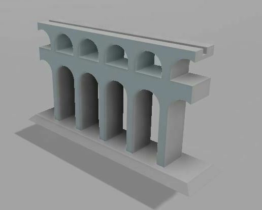 🗿 ACUEDUCTO ROMANO / ROMAN AQUEDUCT・ STL File for 3D printing・Cults