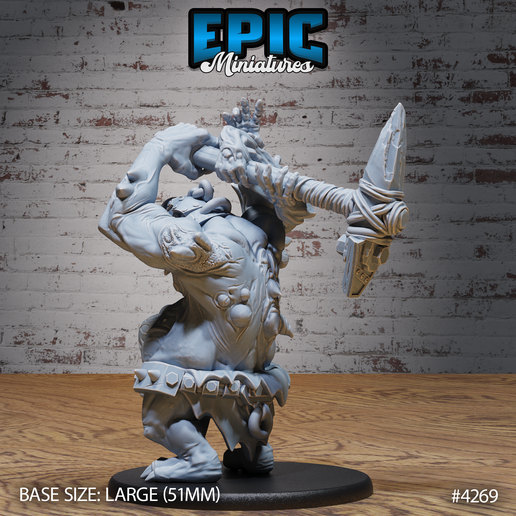 3D file Troll Mutant Attack ‧ DnD Miniature ‧ Tabletop Miniatures ...