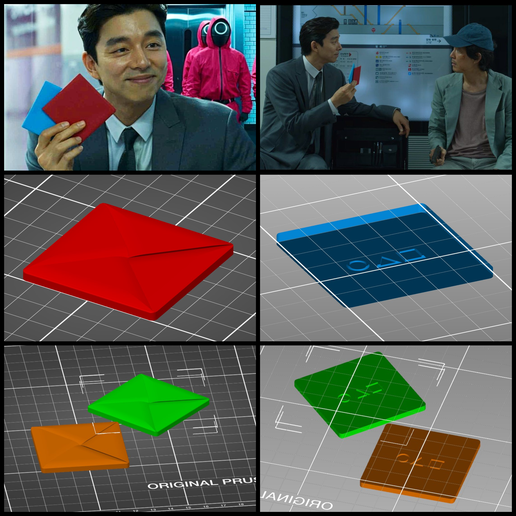 STL file DDAKJI Squid Game Envelopes Slap Game 🦑 ・3D print design to ...