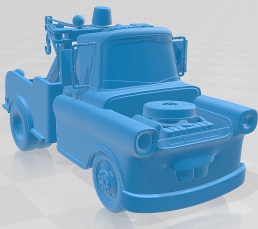 🚗 Tow Mater Cars Printable Car・ 3D File for 3D printing・Cults
