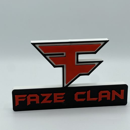 Faze Logotipo Do Cla 3d Faze Clan Logo Charm By" 3D Models To Print