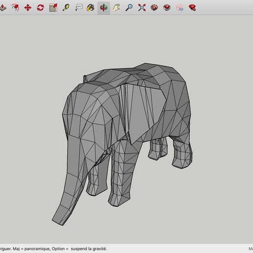 Télécharger le fichier STL gratuit Eléphant Low Poly • Objet imprimable en 3D ・ Cults