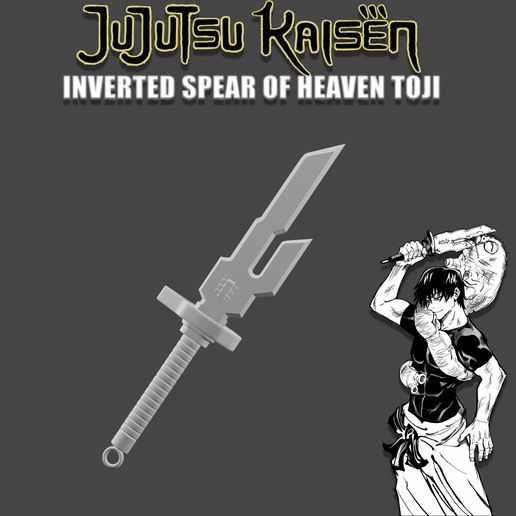 🔫 INVERTED SPEAR OF HEAVEN TOJI・ STL File for 3D printing・Cults