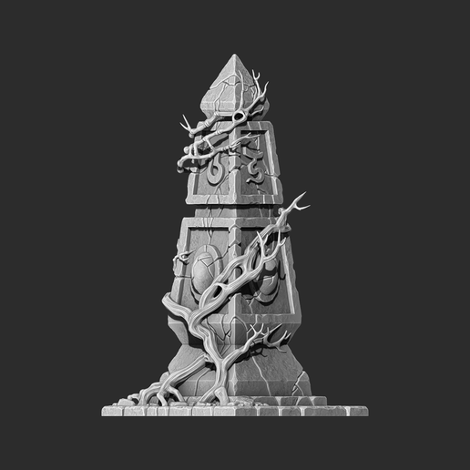 🧝 High Elf Obelisk Scenery Terrain・ STL File for 3D printing・Cults