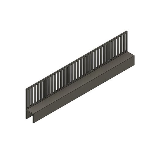 🐠 Aquarium Overflow weir Comb 20cm - 12mm glass・ STL File for 3D ...
