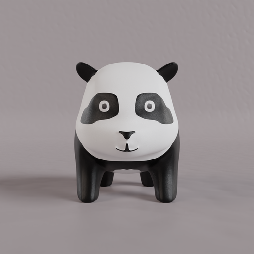 🐼 panda・ STL File for ・Cults