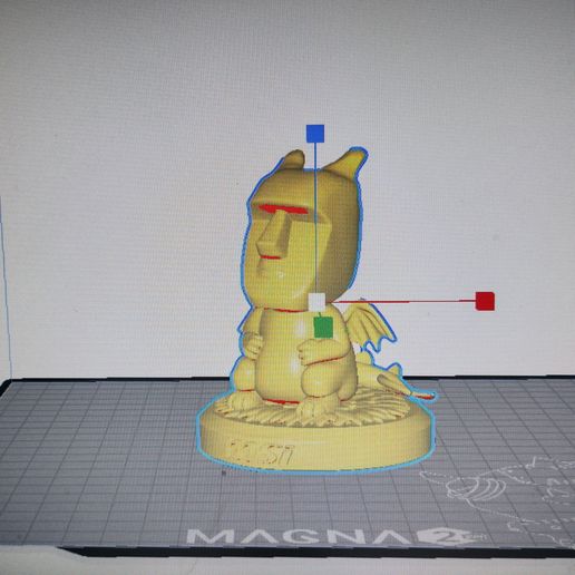 🗿 Msi Lucky Moai Vanguard・ STL File for 3D printing・Cults