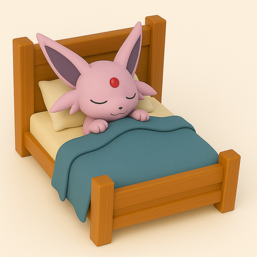 espeon sleeping