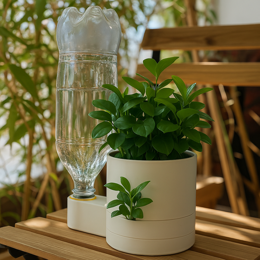 🪴 Extendable Self-Watering Planter - Modular 3D Printable Design・ STL File for 3D printing・Cults
